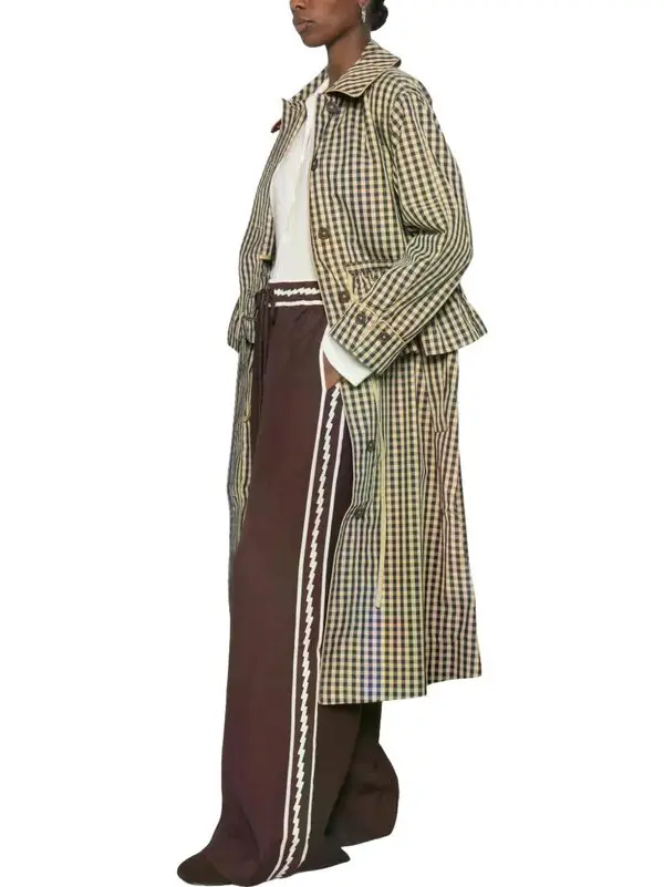 ALEMAIS Lori Side-stripe Drawstring Palazzo Pants - Brown