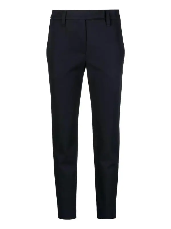 Brunello Cucinelli Cropped Tailored Trousers - Blue