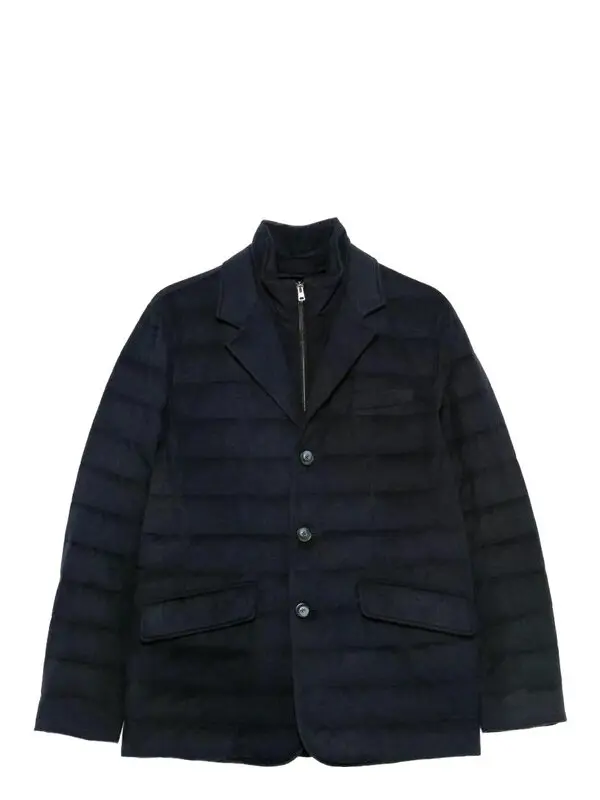 Herno Layered-effect Padded Jacket - Blue