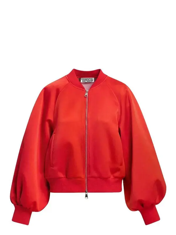 Essentiel Antwerp Kyro Bomber Jacket - Red