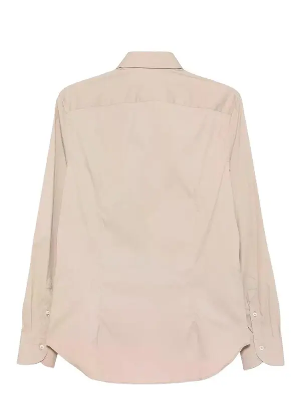 Canali Long-sleeve Button-up Shirt - Neutrals