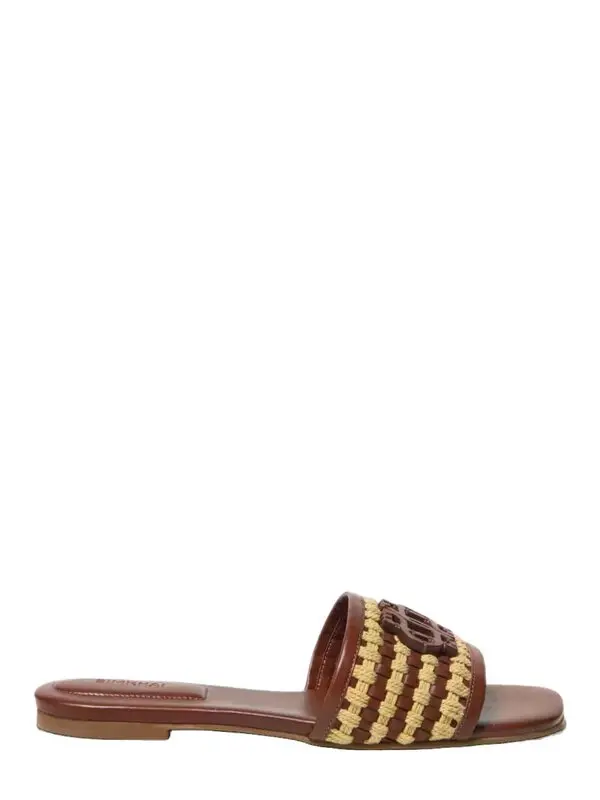 Simkhai Delphi Flat Sandals - Brown