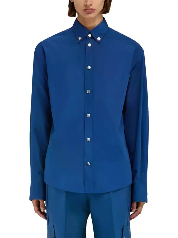 FERRAGAMO Button-down Collar Shirt - Blue