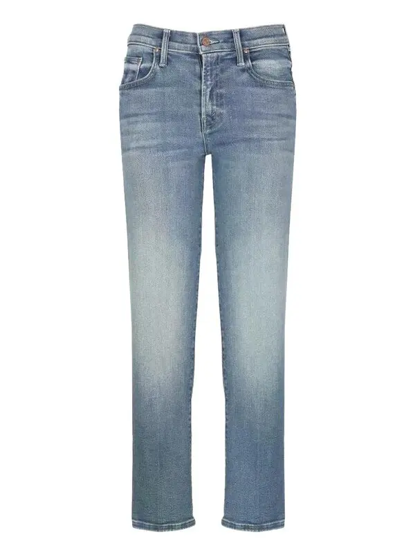 MOTHER The Mid Rise Straight-leg Jeans - Blue