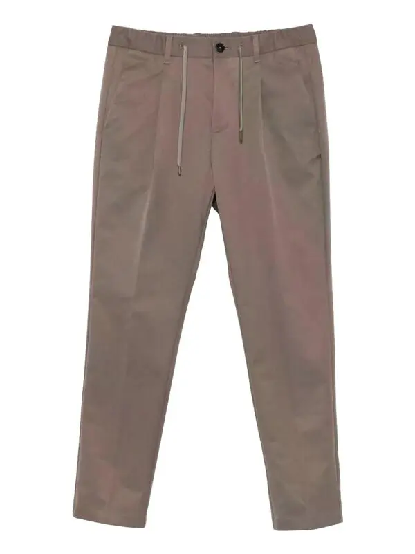 Herno Pleated Drawstring Trousers - Grey