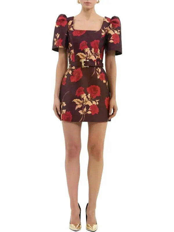Rebecca Vallance Melora Short Sleeve Mini Dress - Red