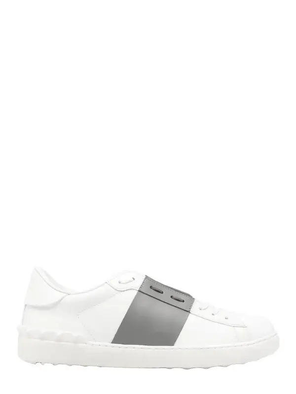 Valentino Garavani Open Rockstud Embellished Sneakers - White