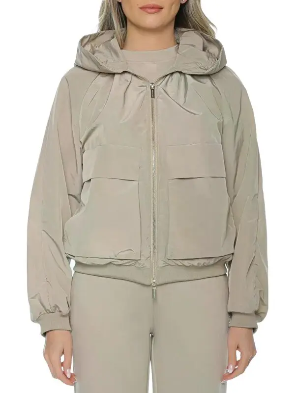 Armani Exchange Hooded Flap-pocket Jacket - Neutrals