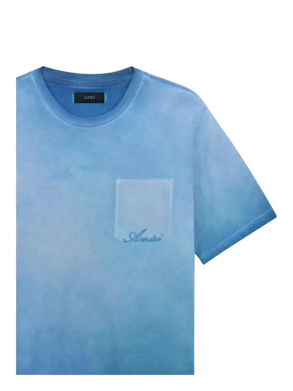 Amiri Faded Pocket T-shirt - Blue