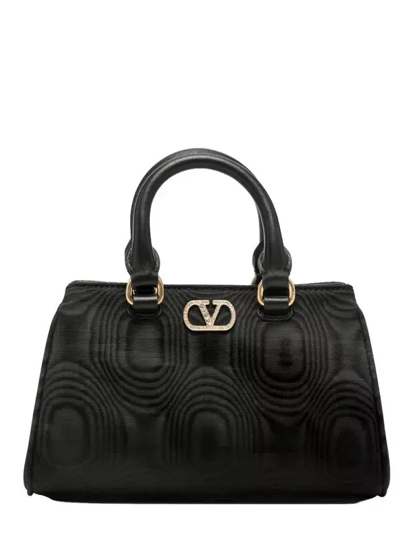 Valentino Garavani Vlogo Signature Mini Tote Bag - Black