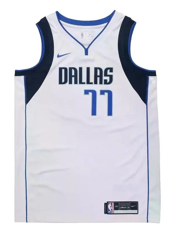 Nike Mavericks Association Edition Tank Top - White