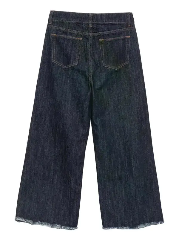 Valentino Garavani 2000s Raw-cut Jeans - Blue