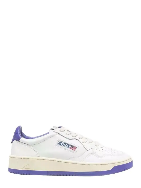 AUTRY Medalist Low-top Leather Sneakers - White