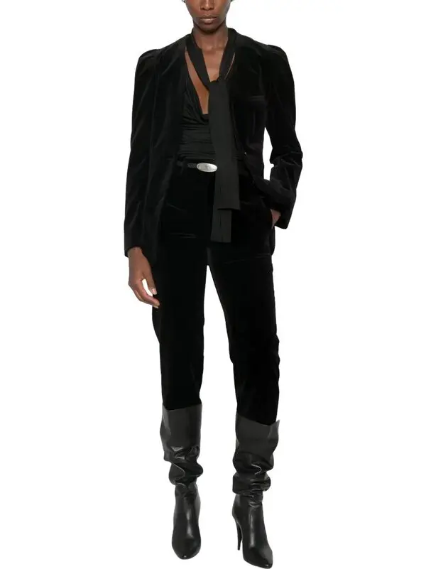 Isabel Marant Étoile Roaya Belt-loop Pocket Trousers - Black