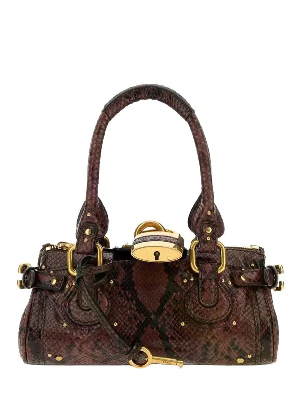 Chloé Small Paddington Leather Handbag - Brown