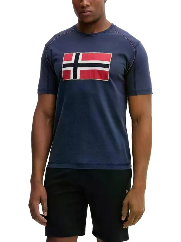 NAPAPIJRI Reflect Logo-print T-shirt - Blue