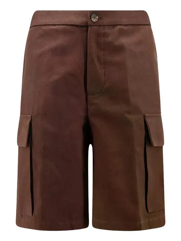 HEVO Cotton Cargo Shorts - Brown