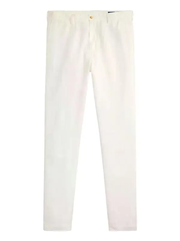 Polo Ralph Lauren Flat-front Bedford Trousers - White