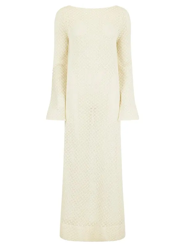 HARRIS TAPPER Salem Lace Maxi Dress - Ivory