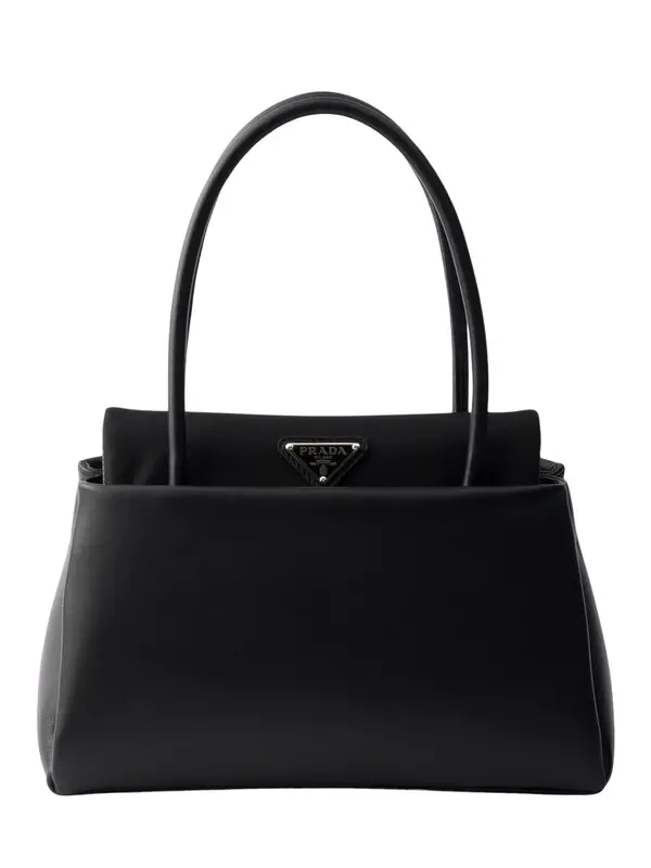 Prada Small Leather Passage Top-handle Bag - Black