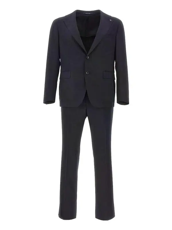 Tagliatore Single-breasted Slim-fit Suit - Blue