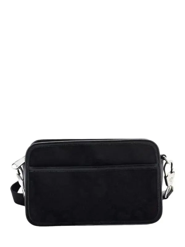 Gucci Jumbo Gg Canvas Mini Camera Bag - Black