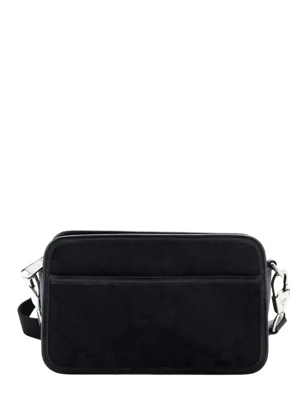 Gucci Jumbo Gg Canvas Mini Camera Bag - Black