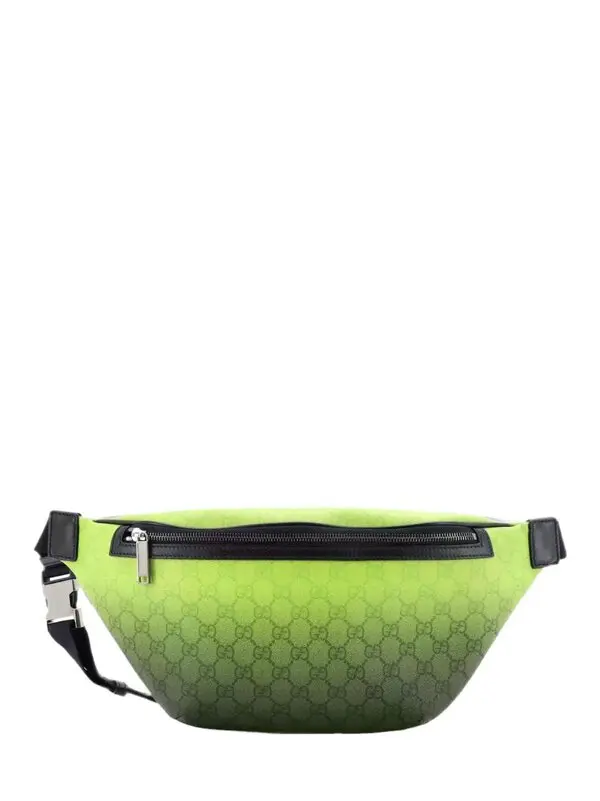 Gucci Chroma Gradient Gg Coated Canvas Large Belt Bag - Green