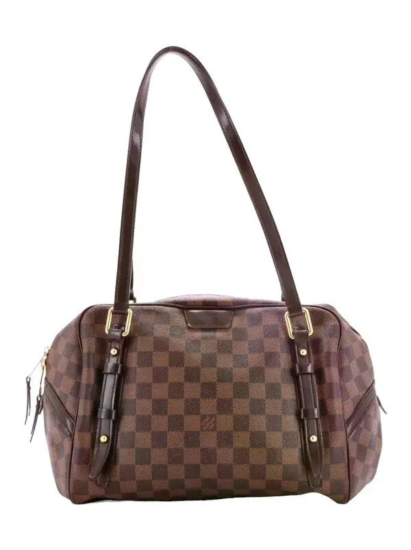 LOUIS VUITTON Rivington Damier Gm Satchel - Brown