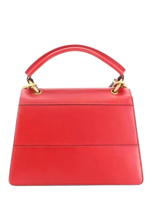 Gucci Queen Margaret Leather Small Satchel - Red