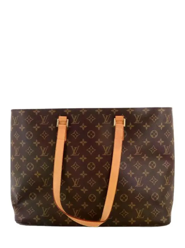 LOUIS VUITTON Luco Handbag Monogram Canvas Tote Bag - Brown