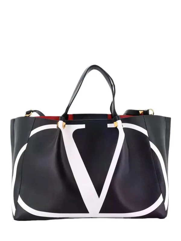 Valentino Garavani Vlogo Escape Medium Tote Bag - Black