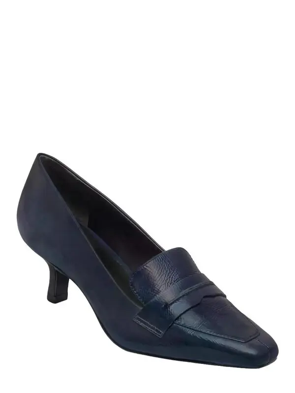 Bernardo Safi Penny-slot Pumps - Blue