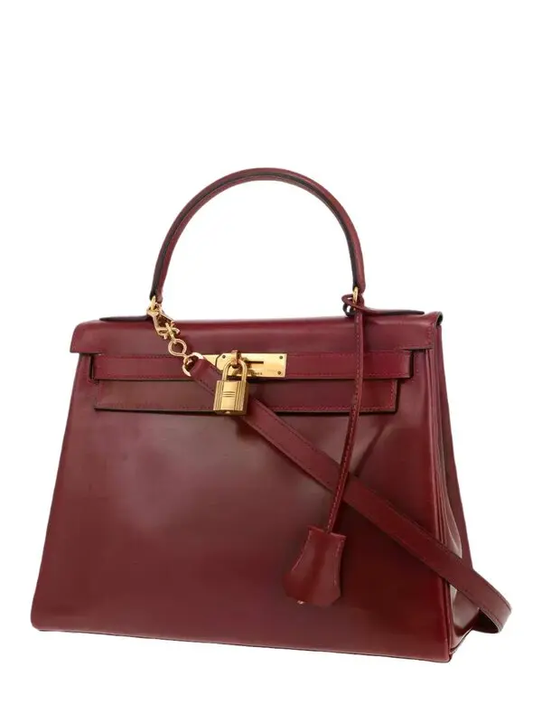 Hermès 1980 Kelly 28 Tote Bag - Red