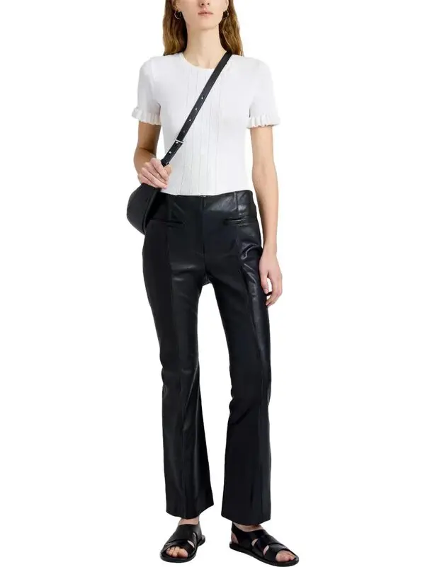 Proenza Schouler White Label Isadora Leather Pants - Black