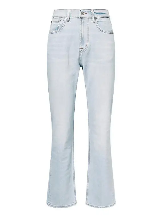 7 For All Mankind Easy Straight-leg Denim Jeans - Crystal