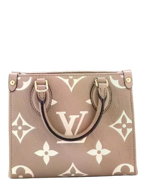 LOUIS VUITTON Bicolor Monogram Empreinte Giant Bb Tote Bag - Neutrals