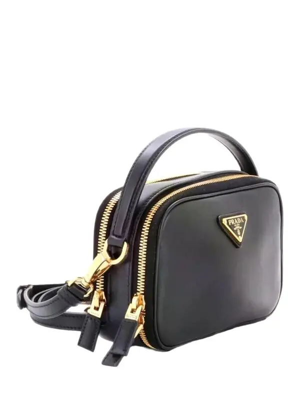 Prada Odette Leather Mini Bag - Black