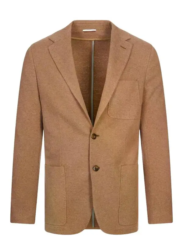 Canali Single-breasted Blazer - Brown