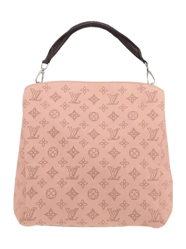 LOUIS VUITTON 2016 Babylone Mahina Tote Bag - Pink