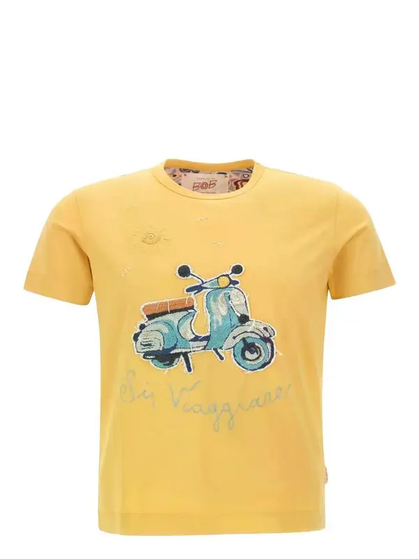 BOB Join Embroidered Scooter T-shirt - Yellow