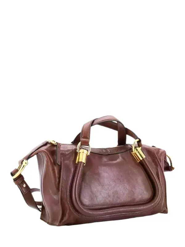 Chloé Paraty Leather Satchel - Brown