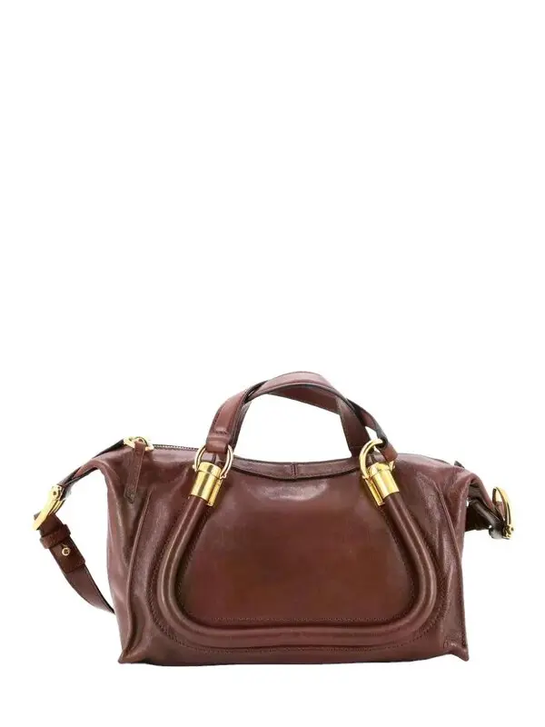 Chloé Paraty Leather Satchel - Brown