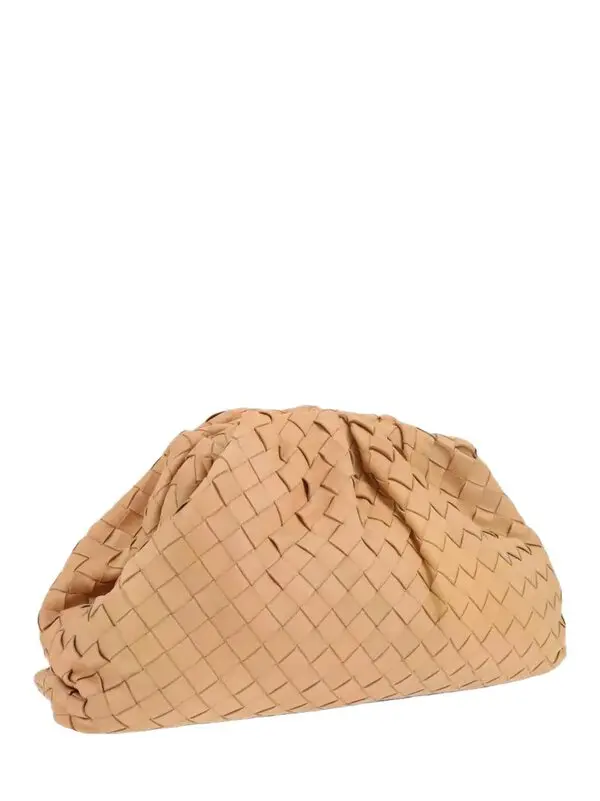 Bottega Veneta Pouch Intrecciato Clutch Bag - Neutrals