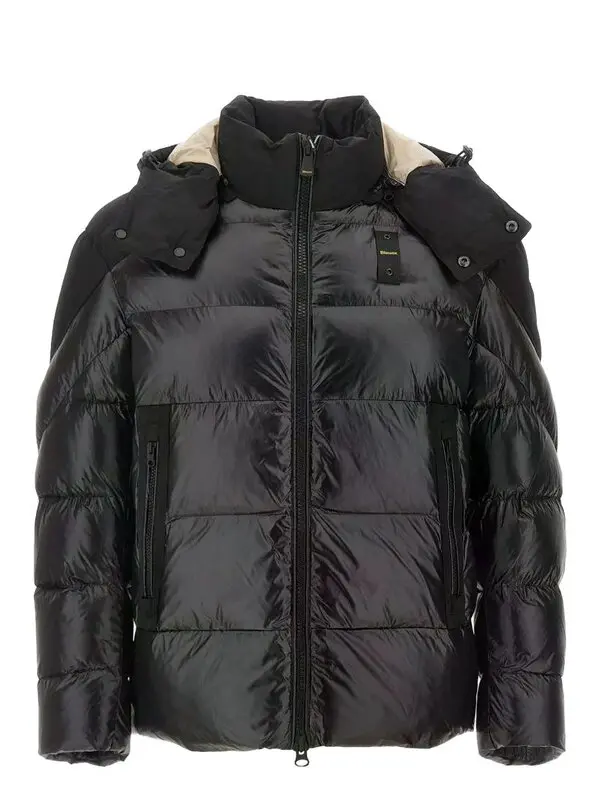 BLAUER. Kiernan Hooded Down Jacket - Black