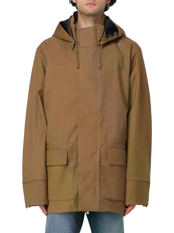 K-WAY Erhal Hooded Coat - Brown