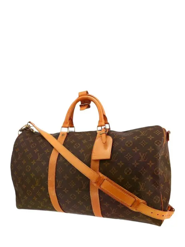 LOUIS VUITTON 1997 50 Keepall Monogram Holdall - Brown