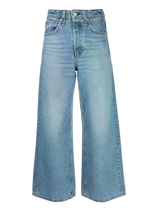 Rag & Bone Maya Wide-leg Jeans - Blue