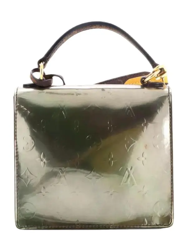 LOUIS VUITTON Spring Street Nm Handbag Monogram Vernis - Metallic