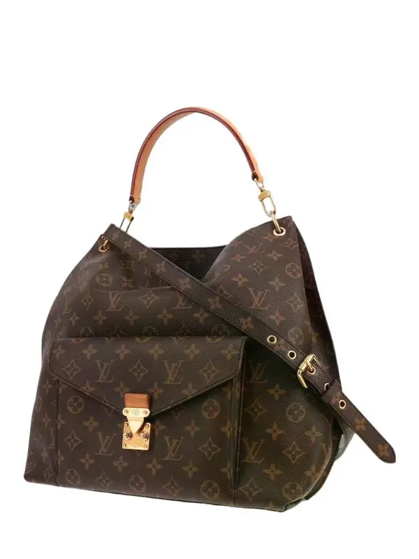 LOUIS VUITTON Metis Monogram Tote Bag - Brown